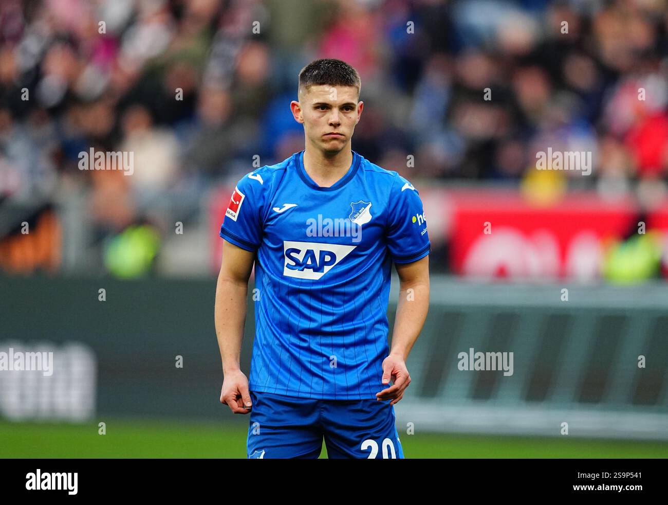 Prezero Arena, Hoffenheim, Germany. 26th Jan, 2025. Finn Becker (TSG ...