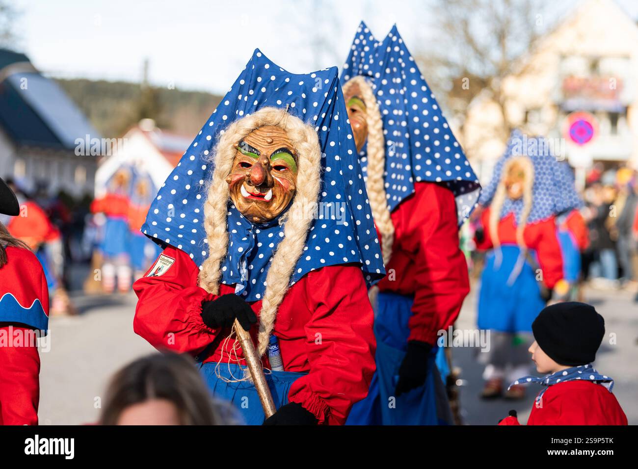 Niedereschach, Germany. 26th Jan, 2025. The Talbach-Hexen VS-Marbach ...