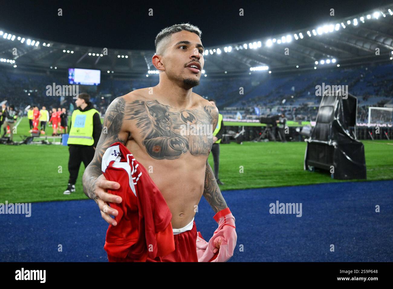 Olimpico Stadium, Rome, Italy - Dodo of AC Fiorentina applauds the ...