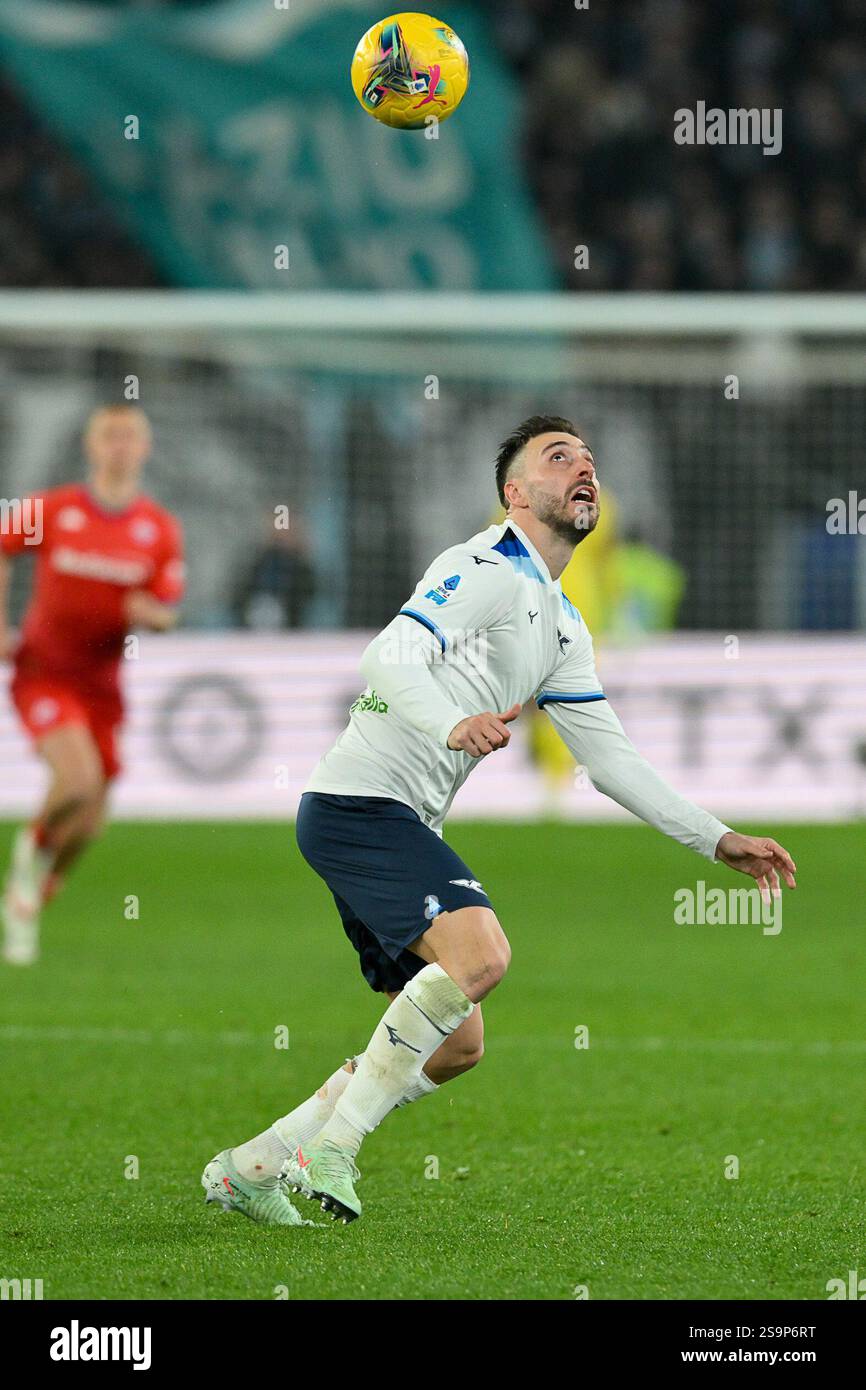 Rome, Italy. 26th Jan, 2025. Olimpico Stadium, Rome, Italy - Mario Gila ...