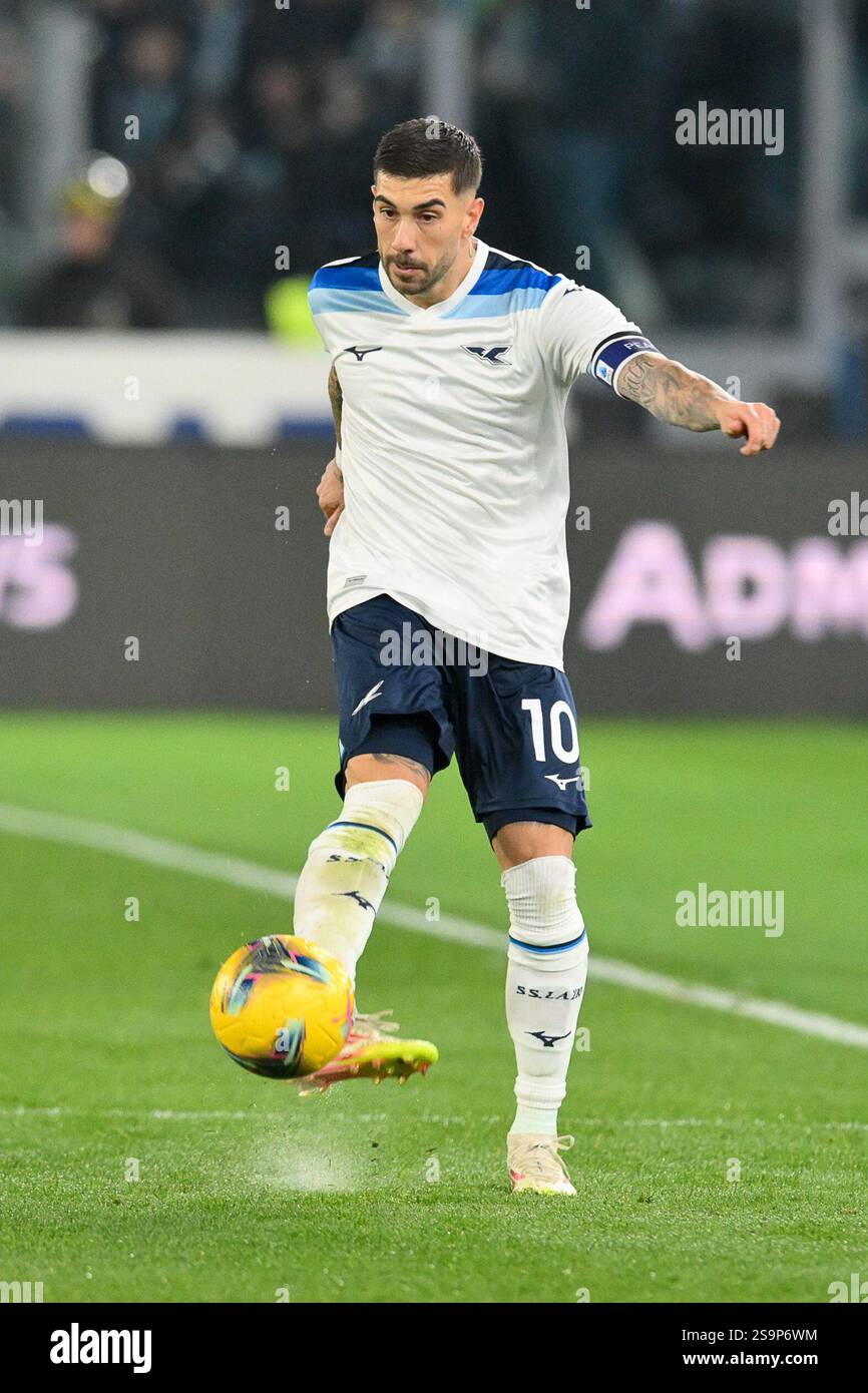 Olimpico Stadium, Rome, Italy - Mattia Zaccagni of SS Lazio runs with ...