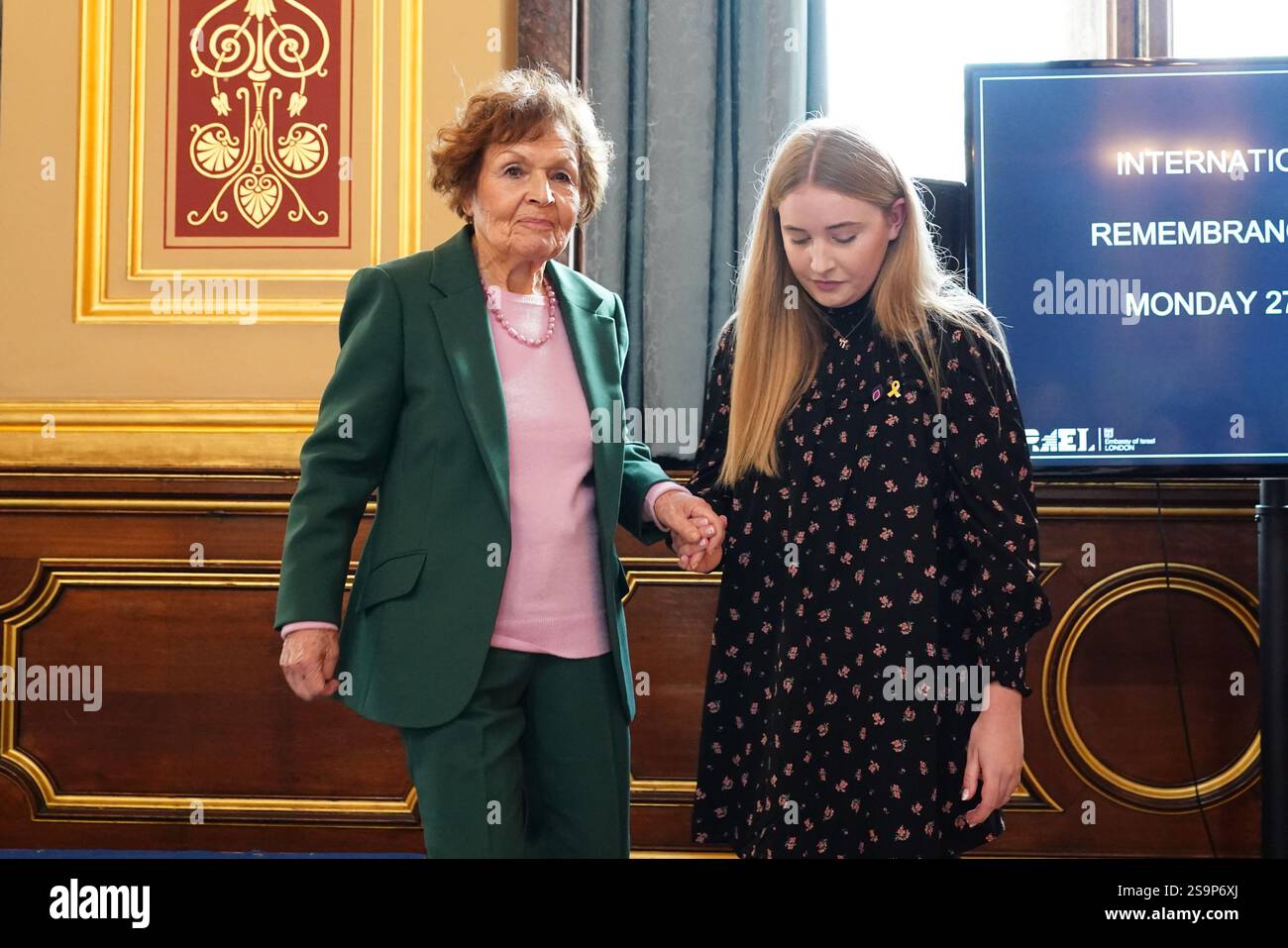 Holocaust survivor Janine Webber and Evie Robinson Holocaust ...
