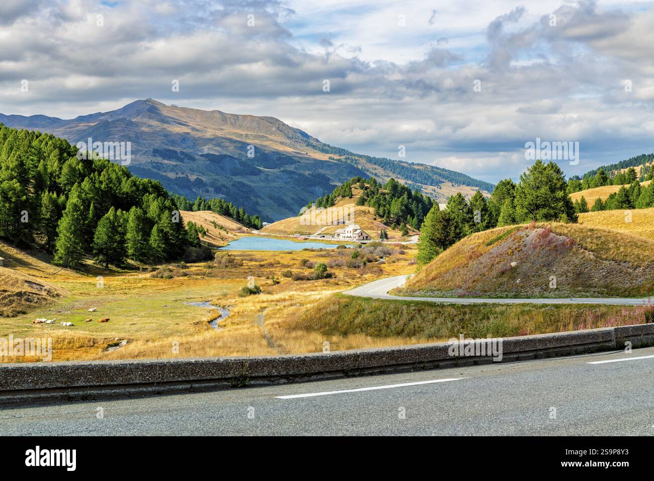 France, Alps, Departements Hautes-Alpes and Alpes-de-Haute-Provence ...