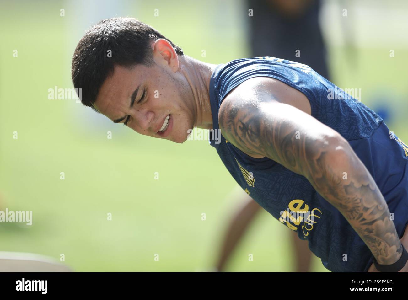 Santos, Brazil. 27th Jan, 2025. SP - SANTOS - 01/27/2025 - SANTOS, TRAINING - JP Chermont ...