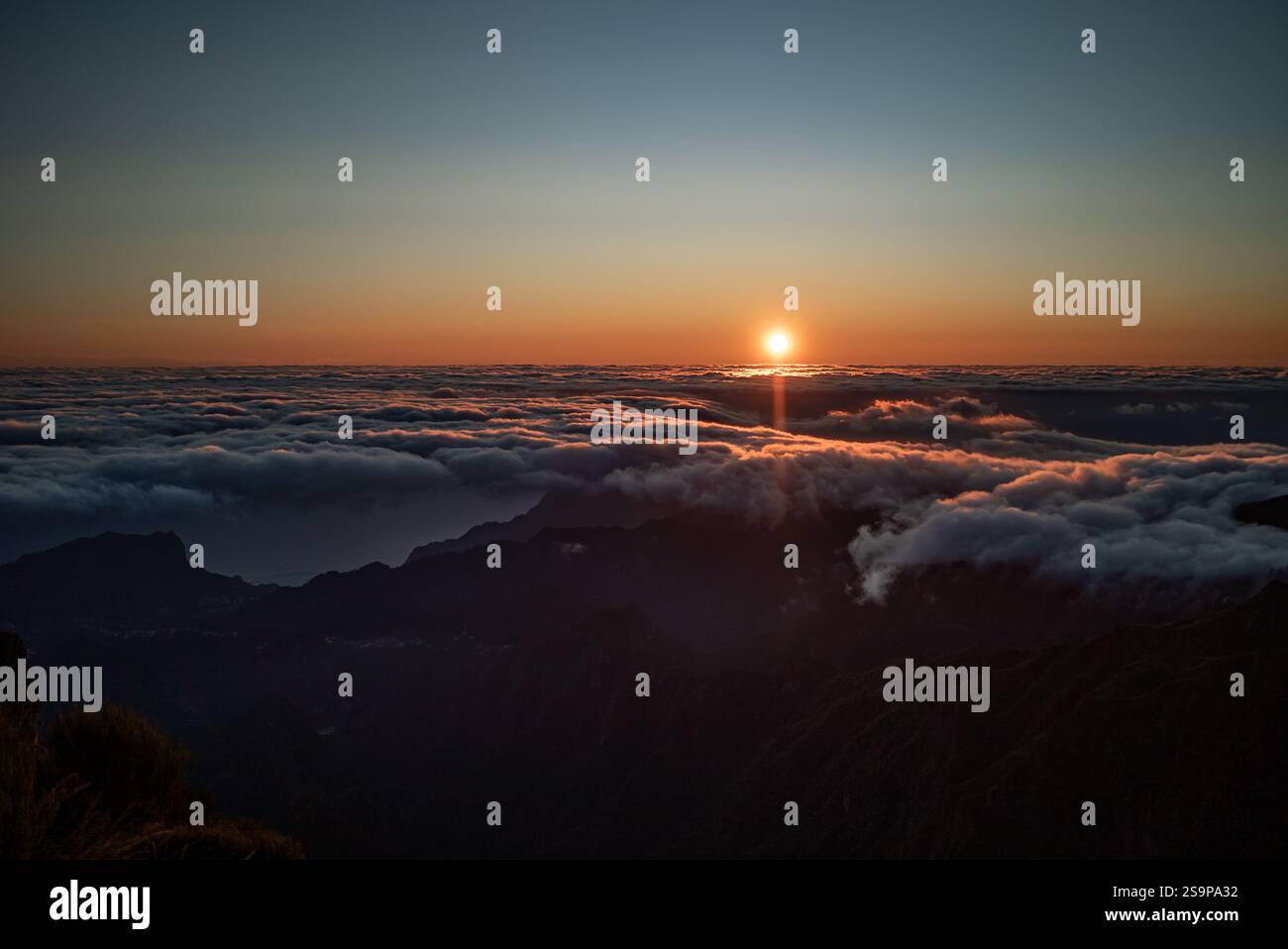 Island of Eternal Spring – Sunrise at Pico do Arieiro Stock Photo - Alamy