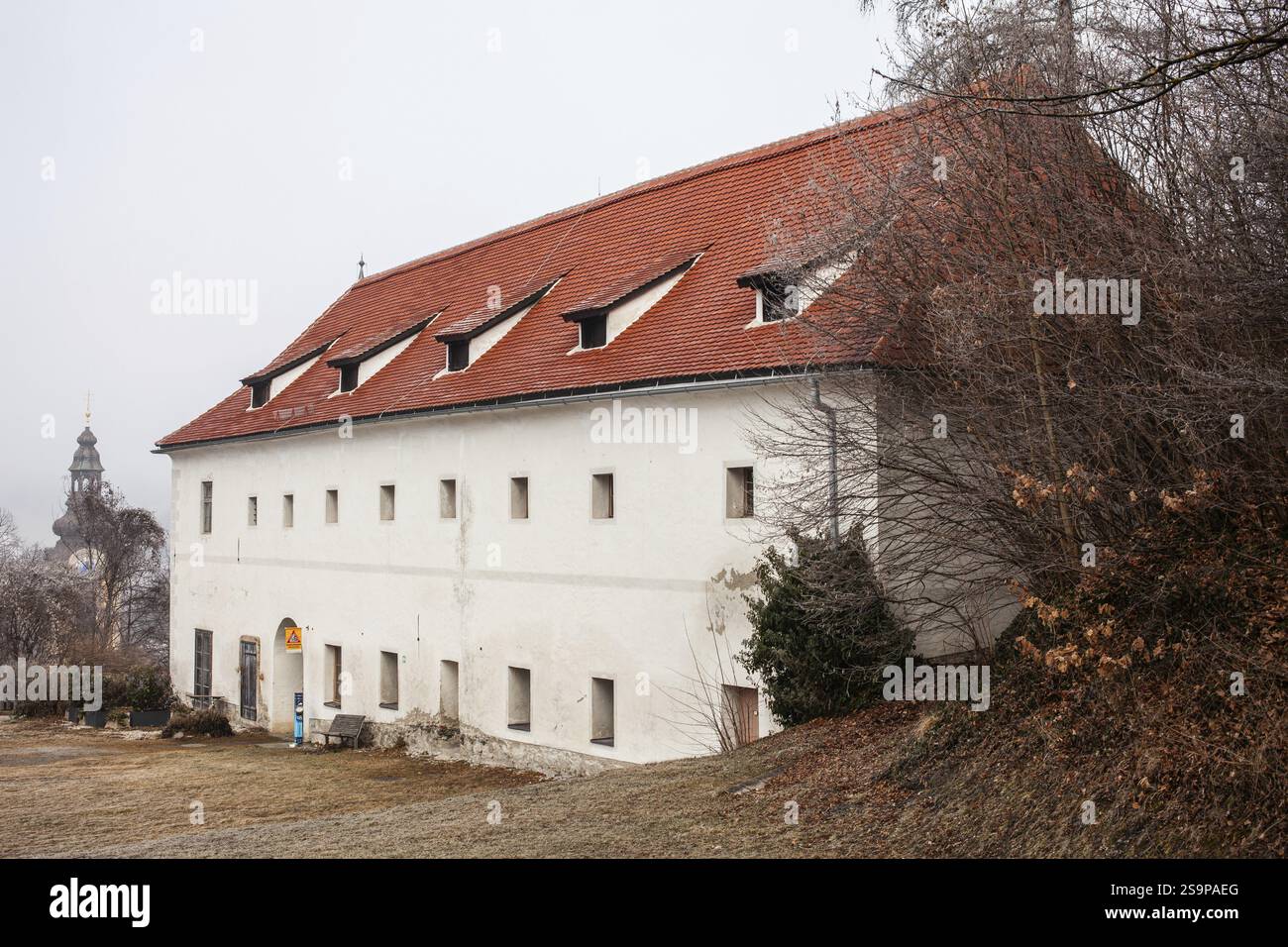 Gate building of the Massenburg, former castle complex, Massenberg ...