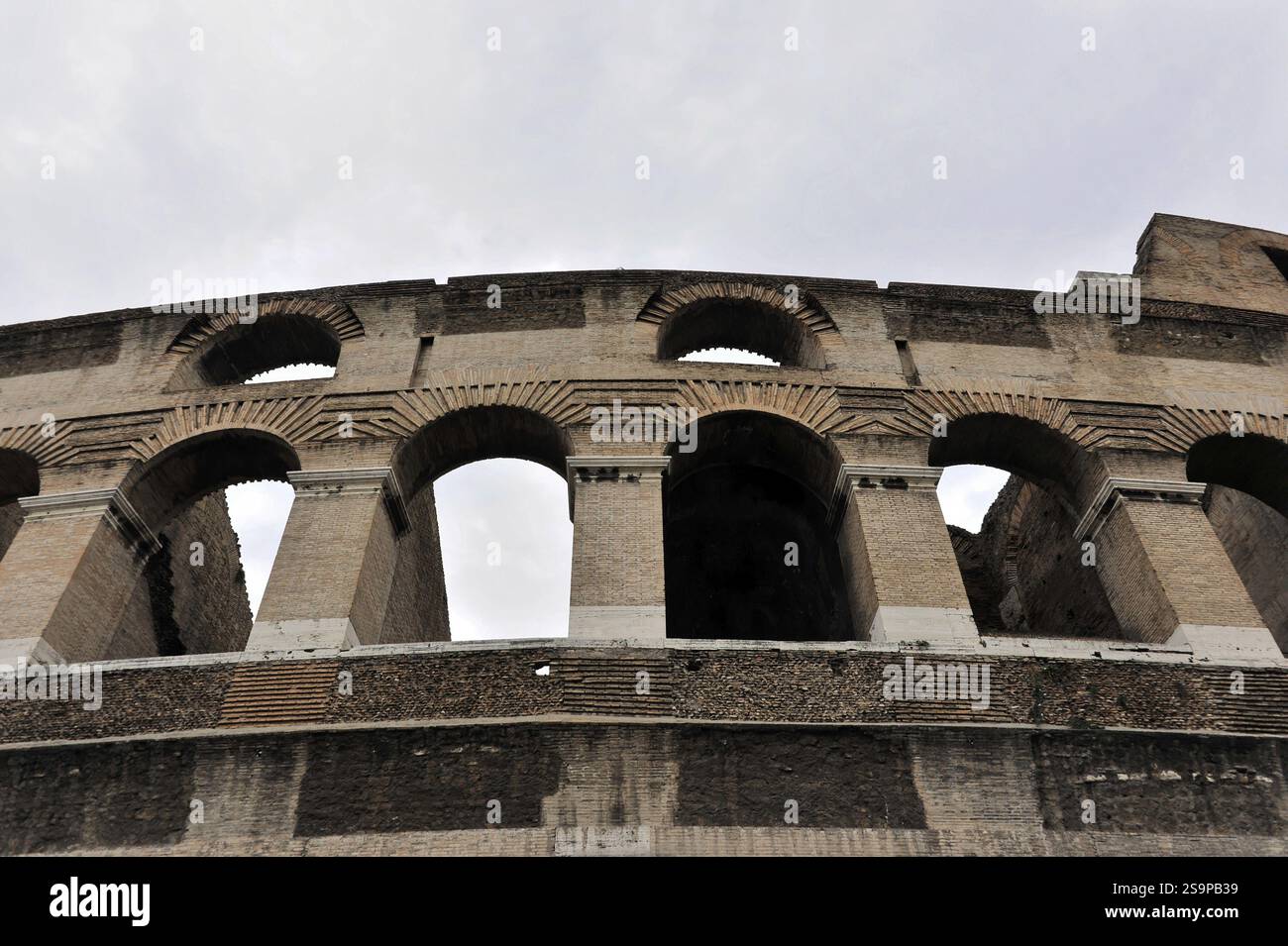 Colosseum, Colosseum, amphitheatre, built 72 AD by Vespasian, Rome ...