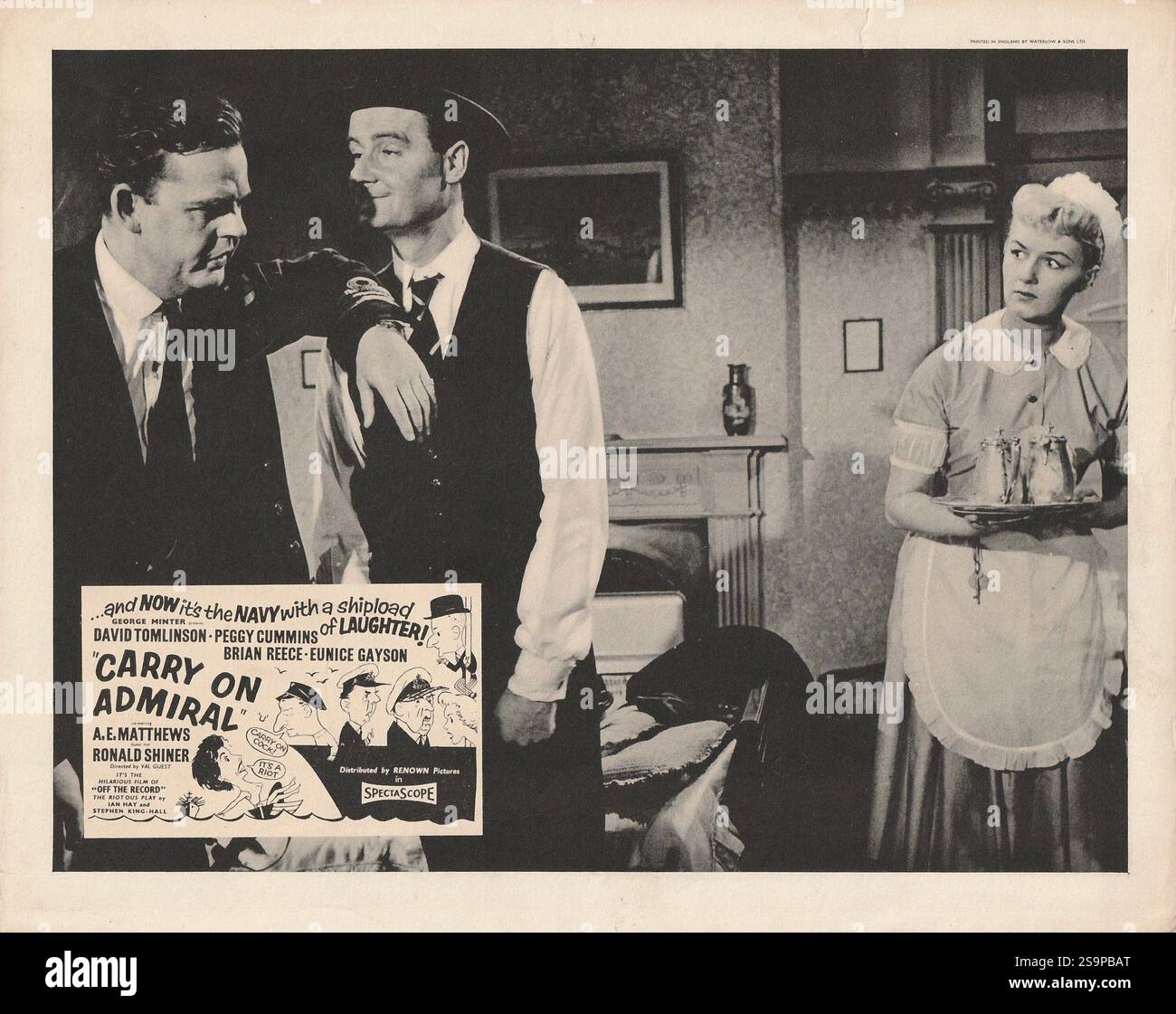 Carry On Admiral (Go Pictures, 1958). Starring David Tomlinson, Peggy ...