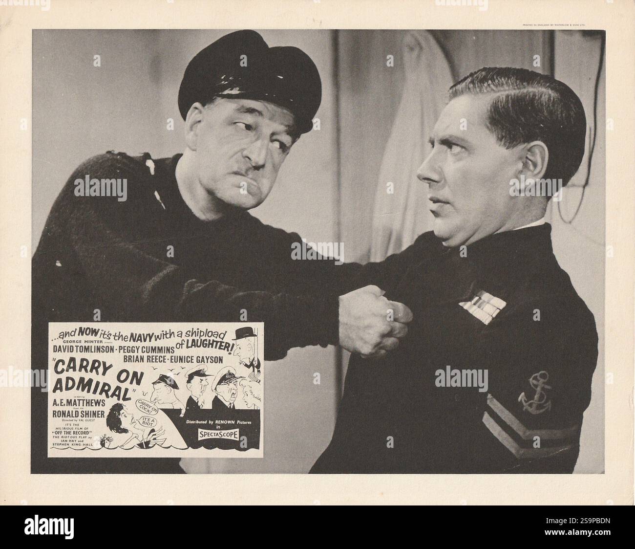 Carry On Admiral (Go Pictures, 1958). Starring David Tomlinson, Peggy ...