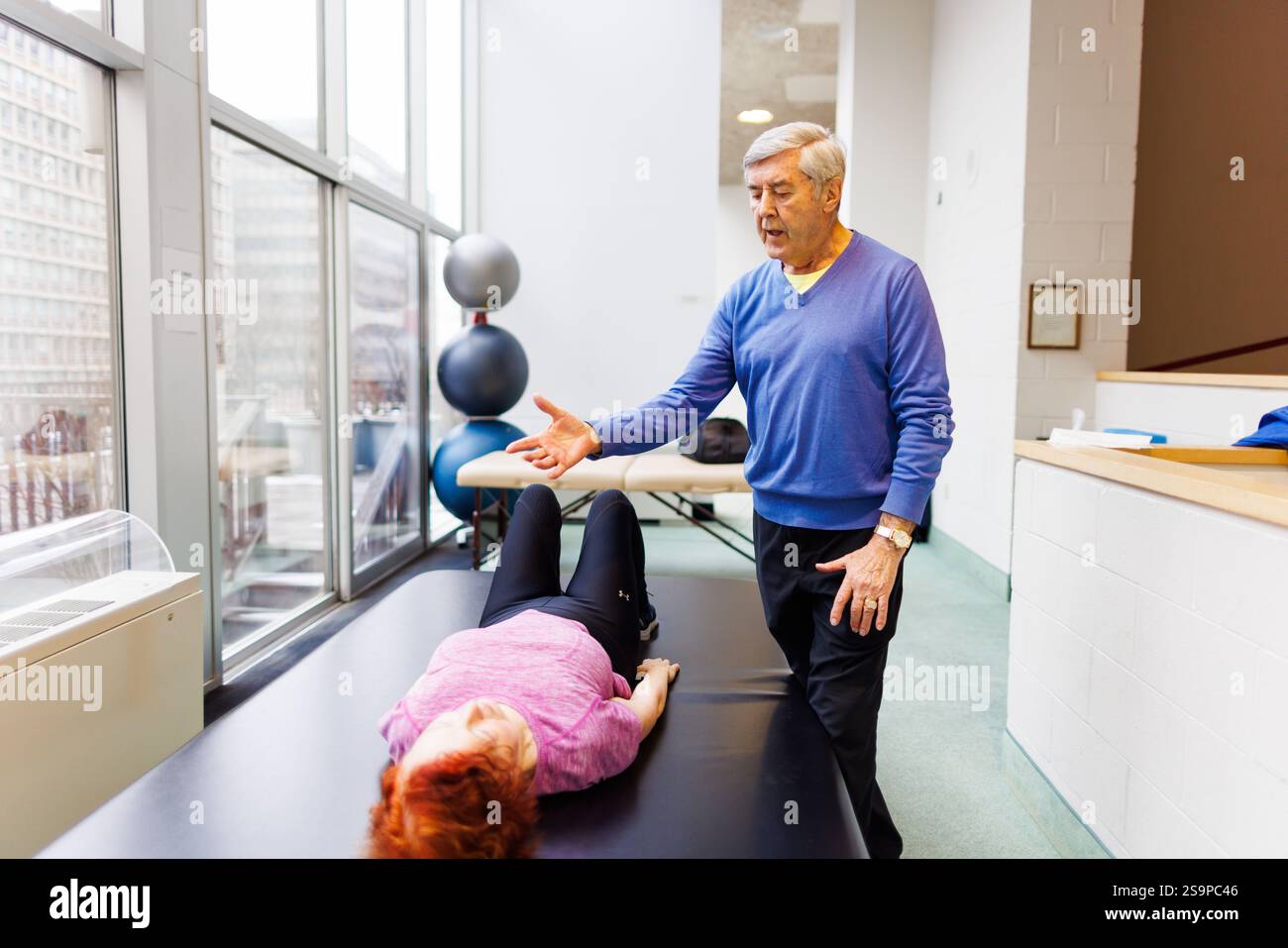 Toronto, Canada. 24th Jan, 2025. Personal trainer Bob Bursach, 82 ...