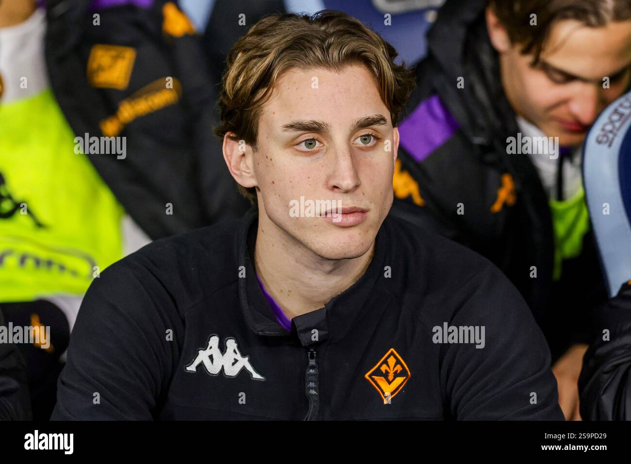 Fiorentina`s Italian midfielder Edoardo Bove during the Serie A ...