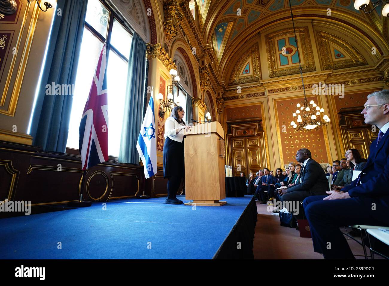 Israeli ambassador to the UK Tzipi Hotovely speaking during an event at ...