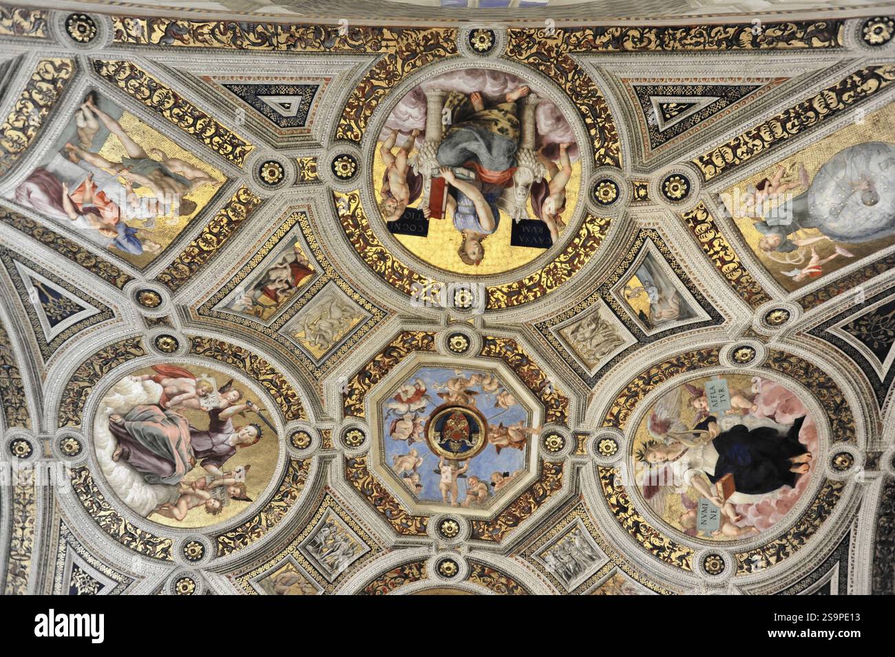Vatican mural painting wall rome hi-res stock photography and images ...