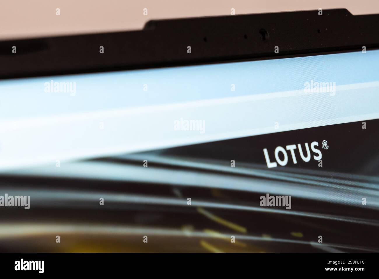 New York, USA - January 26, 2025: Lotus Cars official website homepage ...