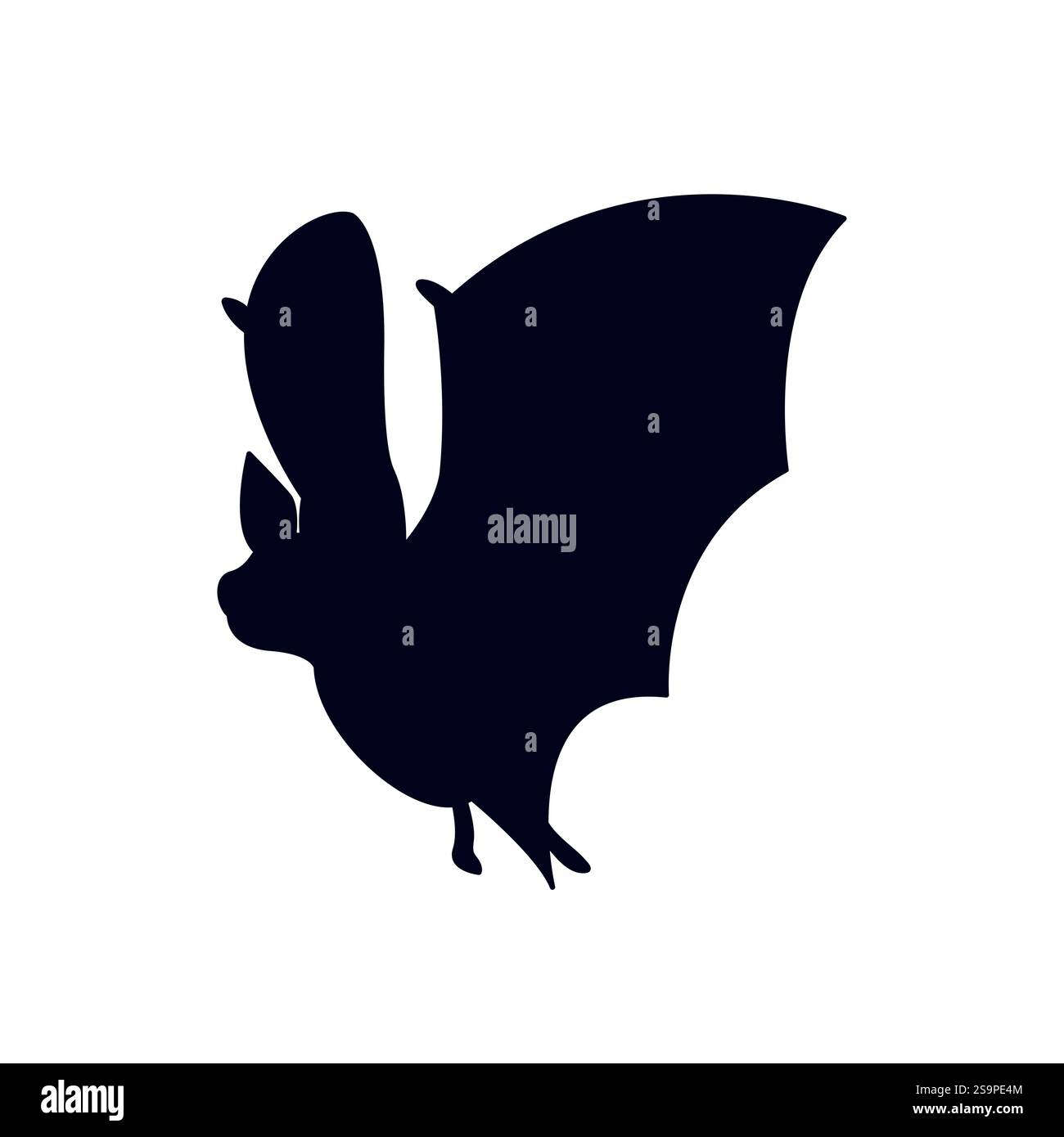 bat animal vector symbol sign illustration emoji Stock Vector Image ...