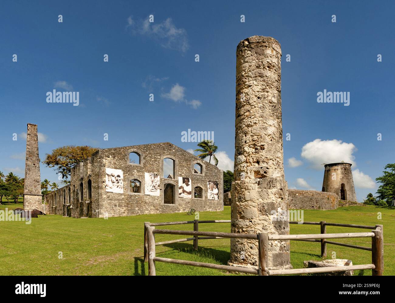 Chateau Murat, also Habitation Murat, a sugar plantation turned into a ...