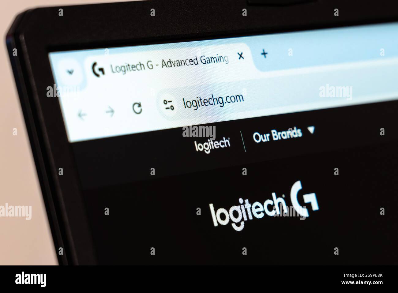 New York, USA - January 26, 2025: Logitech official website homepage ...