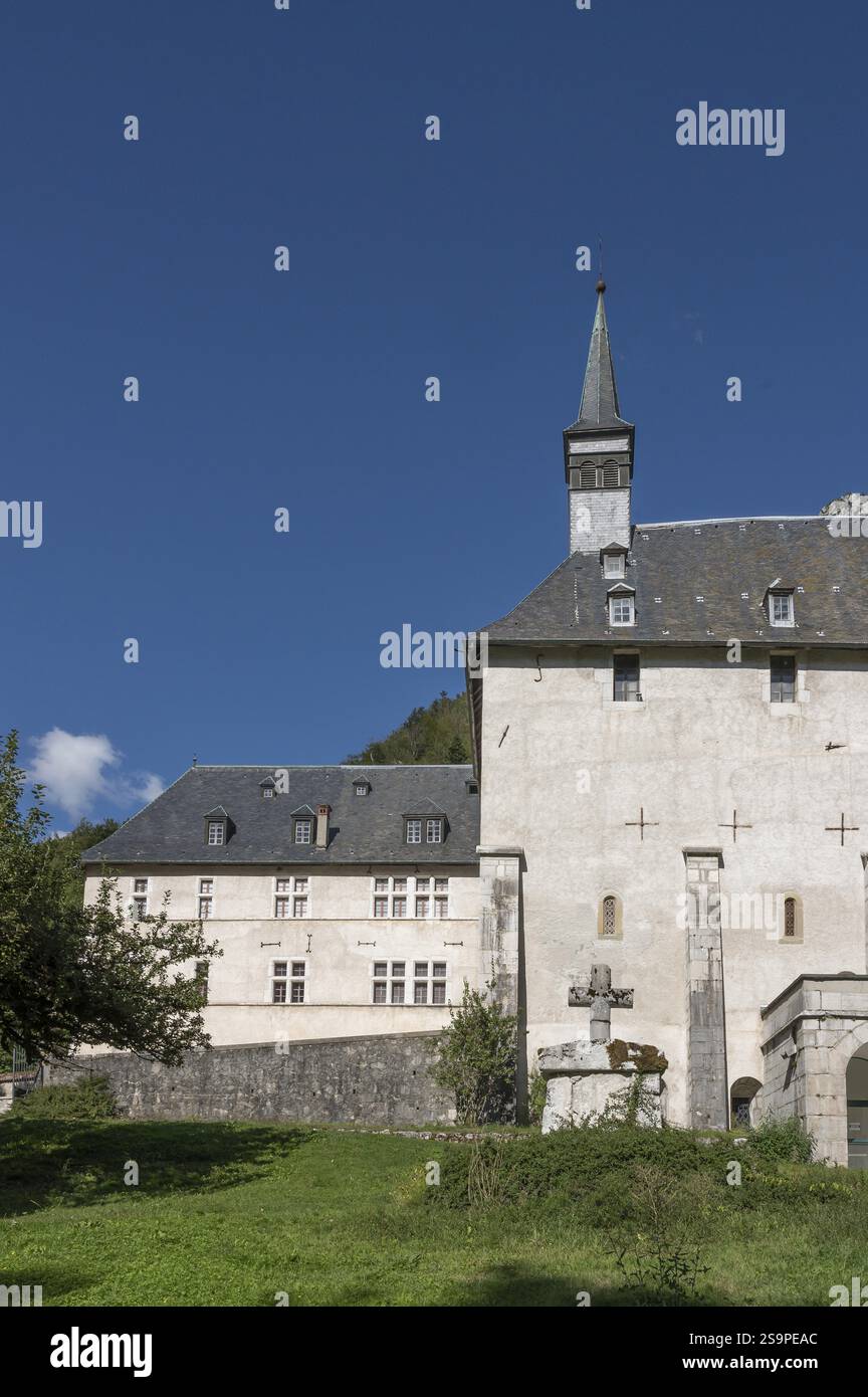 The former abbey of the Grande Chartreuse, cradle of the Chartreuse ...