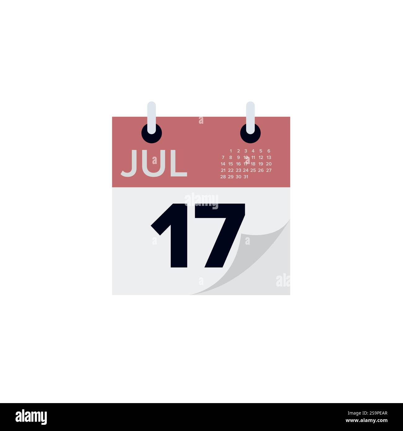 calendar emoji symbol sign icon vector illustration Stock Vector Image ...