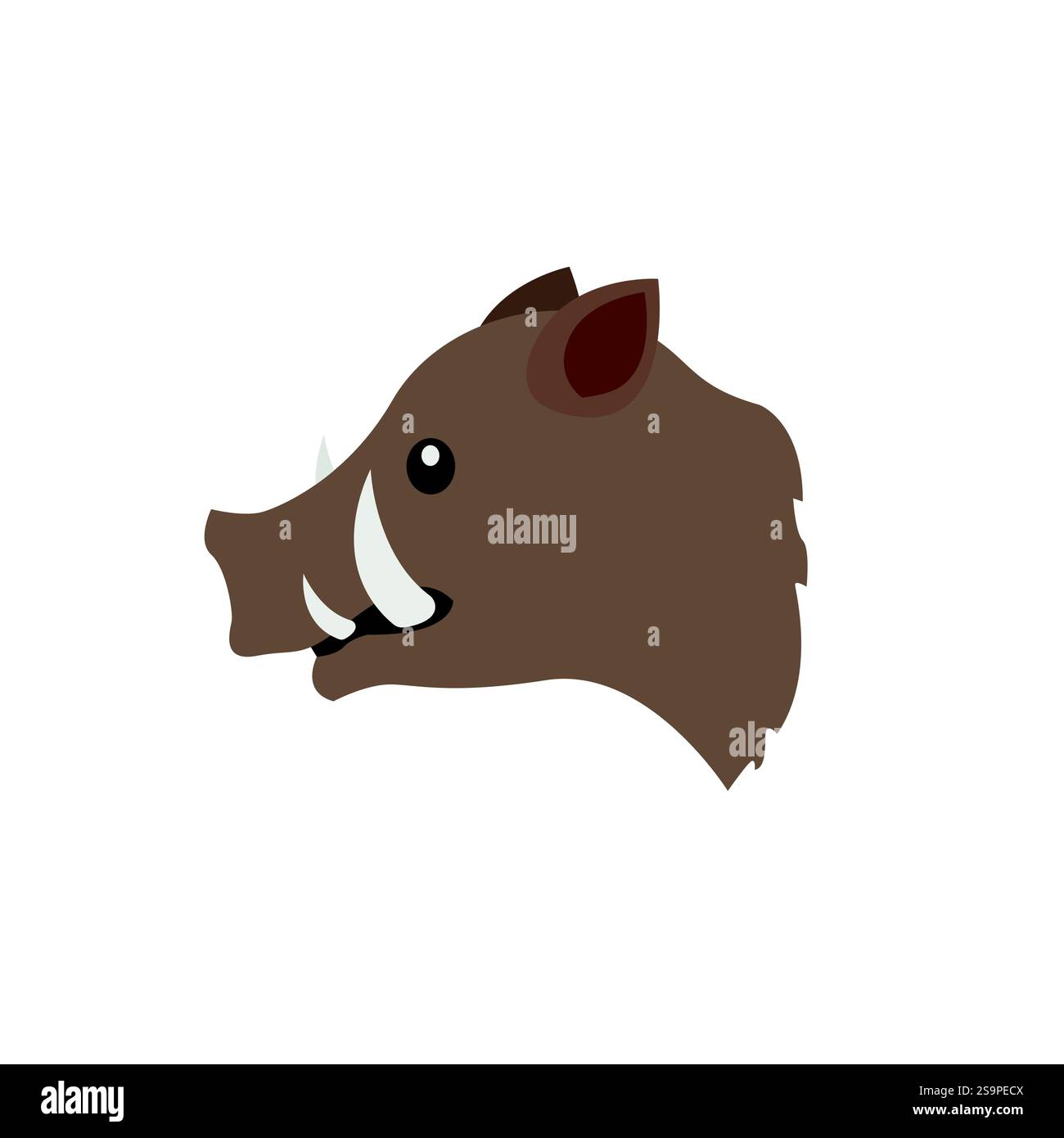 boar emoji symbol sign icon vector illustration Stock Vector Image ...