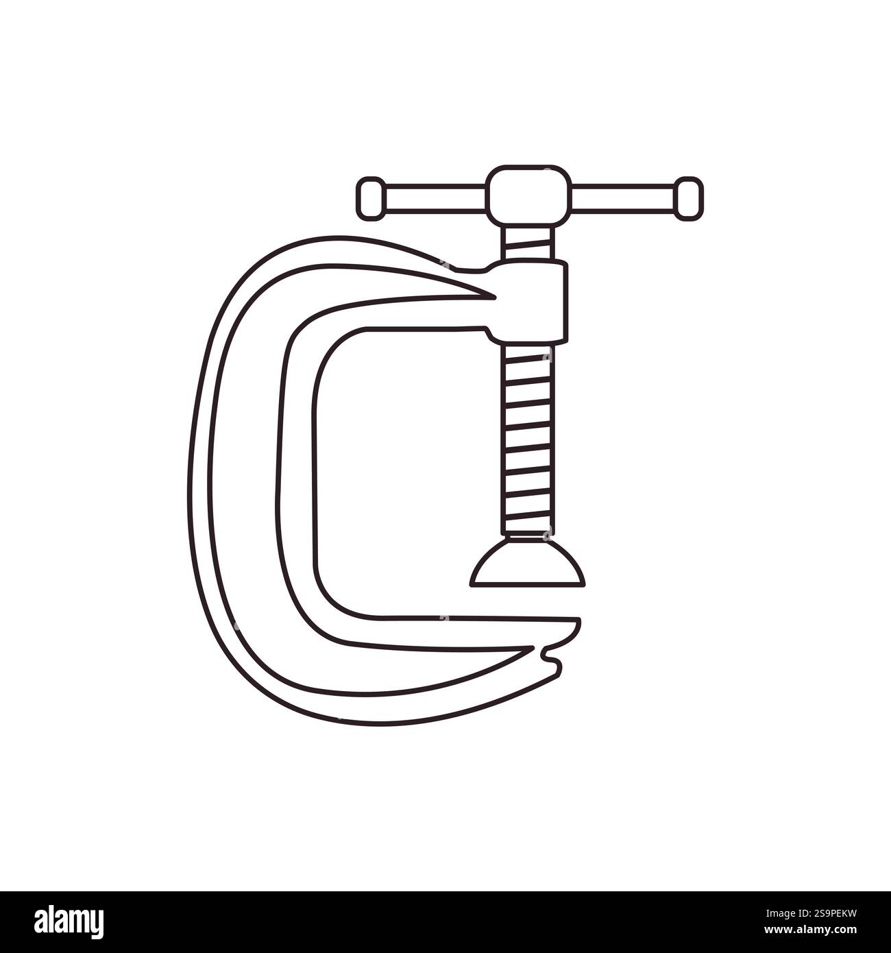 clamp tool emoji symbol sign icon vector illustration Stock Vector ...