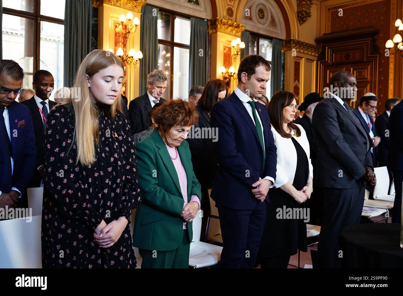 (left to right) Evie Robinson Holocaust Educational Trust young ...