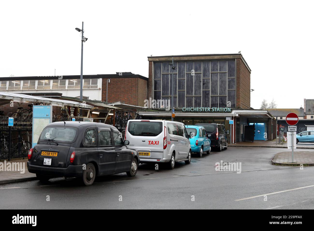 General views of Chichester Train Station, Chichester, West Sussex, UK ...