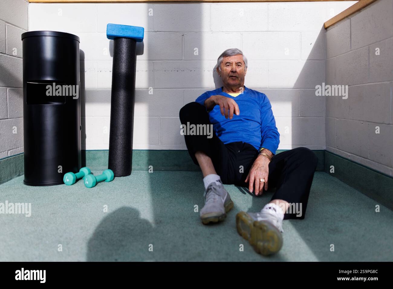 Toronto, Canada. 24th Jan, 2025. Personal trainer Bob Bursach, 82, is ...