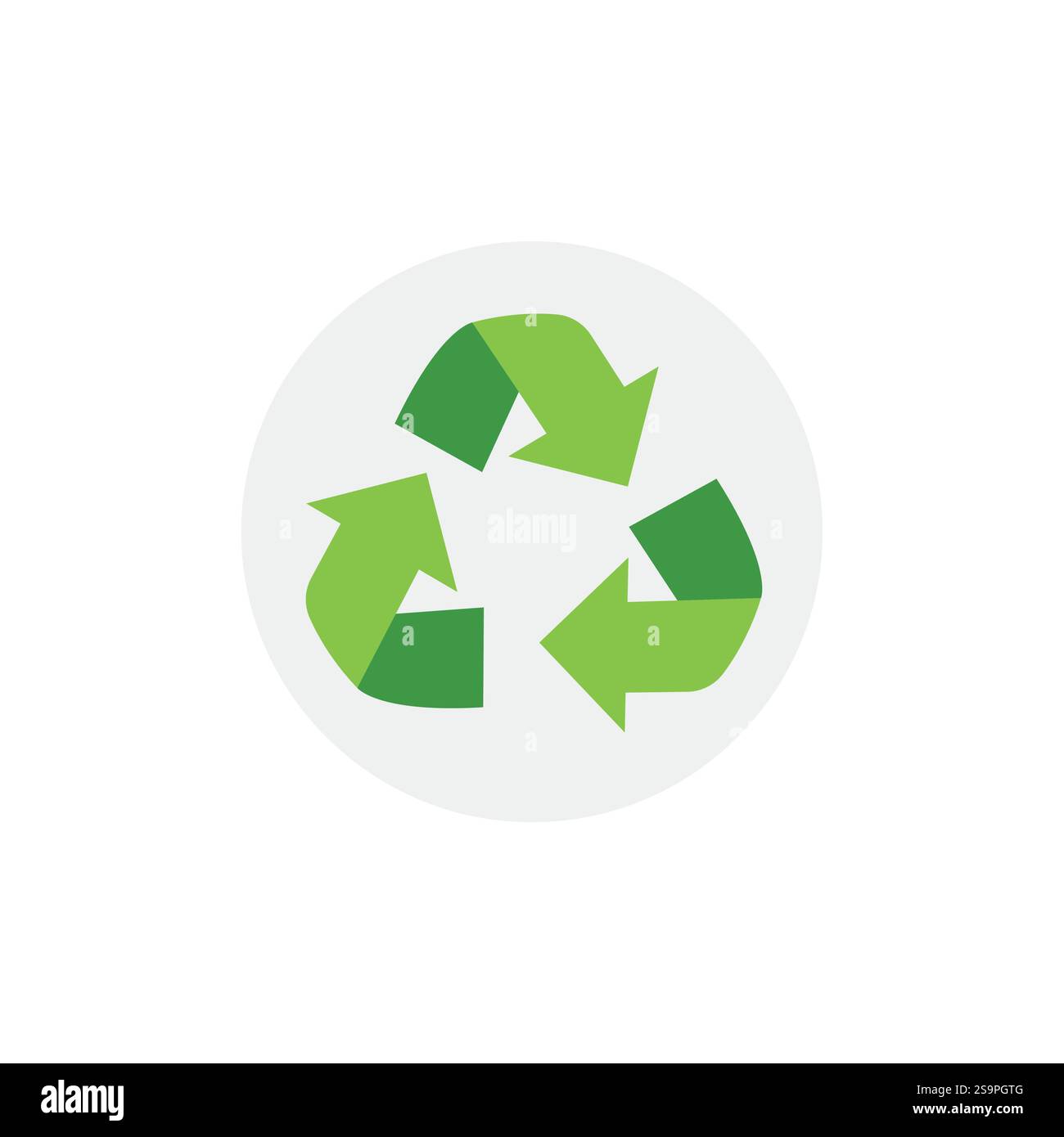 arrow eco recycling recycle emoji symbol sign icon vector illustration ...