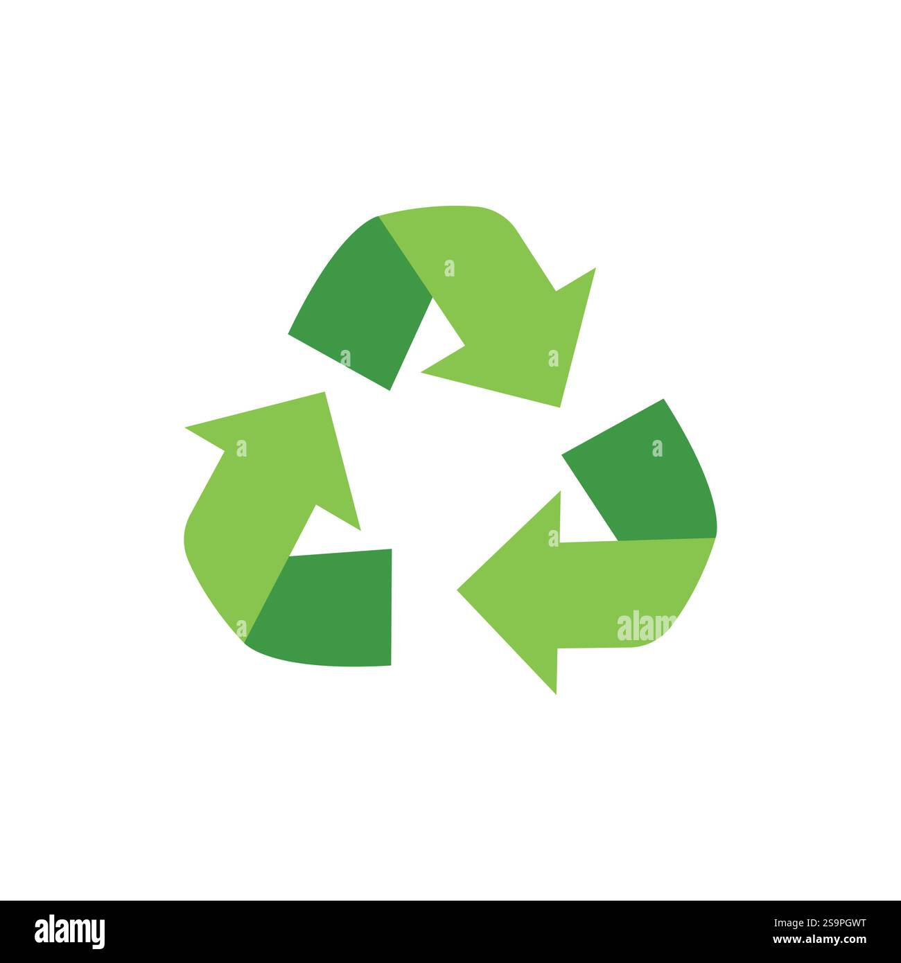arrow eco recycling recycle emoji symbol sign icon vector illustration ...