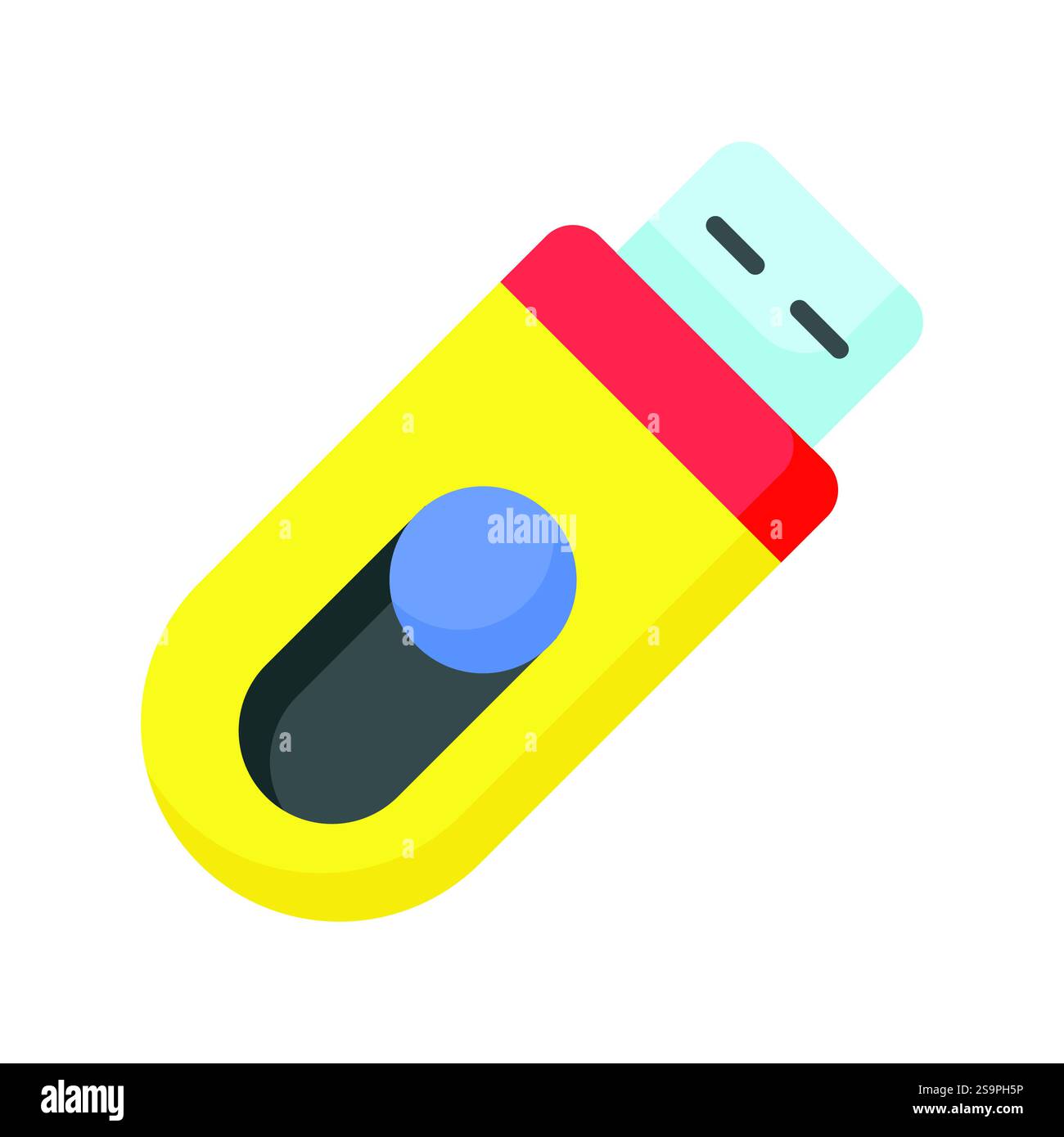 Flash Drive Vector In Modern Style Editable Vector Of Universal Serial Bus Stock Vector Image