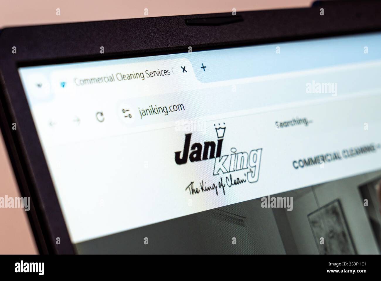 New York, USA - January 20, 2025: Jani-King website displayed on a ...