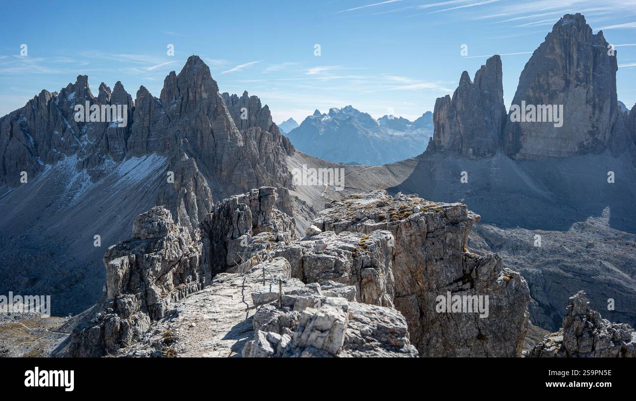 Dolomites Ridge: Rugged Mountain Beauty Stock Photo - Alamy