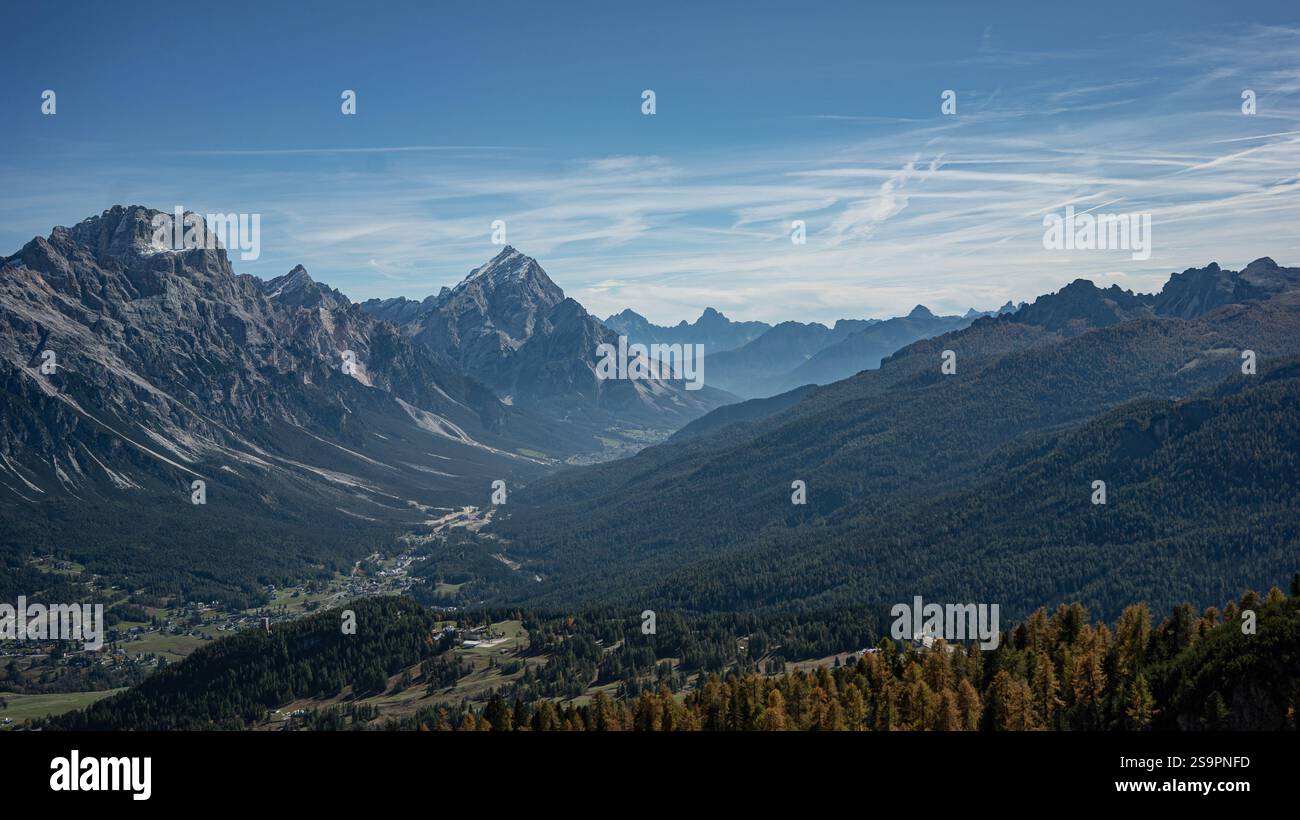 High Altitude Beauty: Dolomite Mountain Range Stock Photo - Alamy