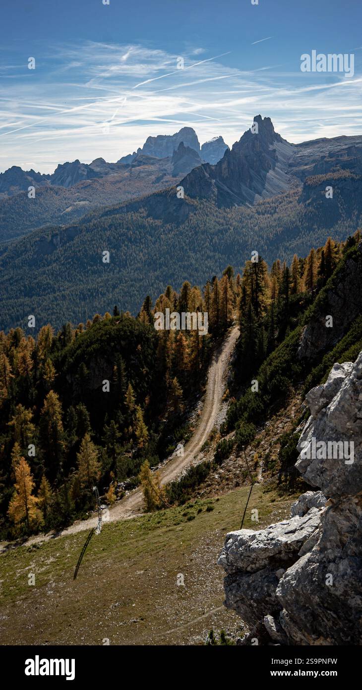 Italian Dolomites: Scenic Mountain Landscape Stock Photo - Alamy