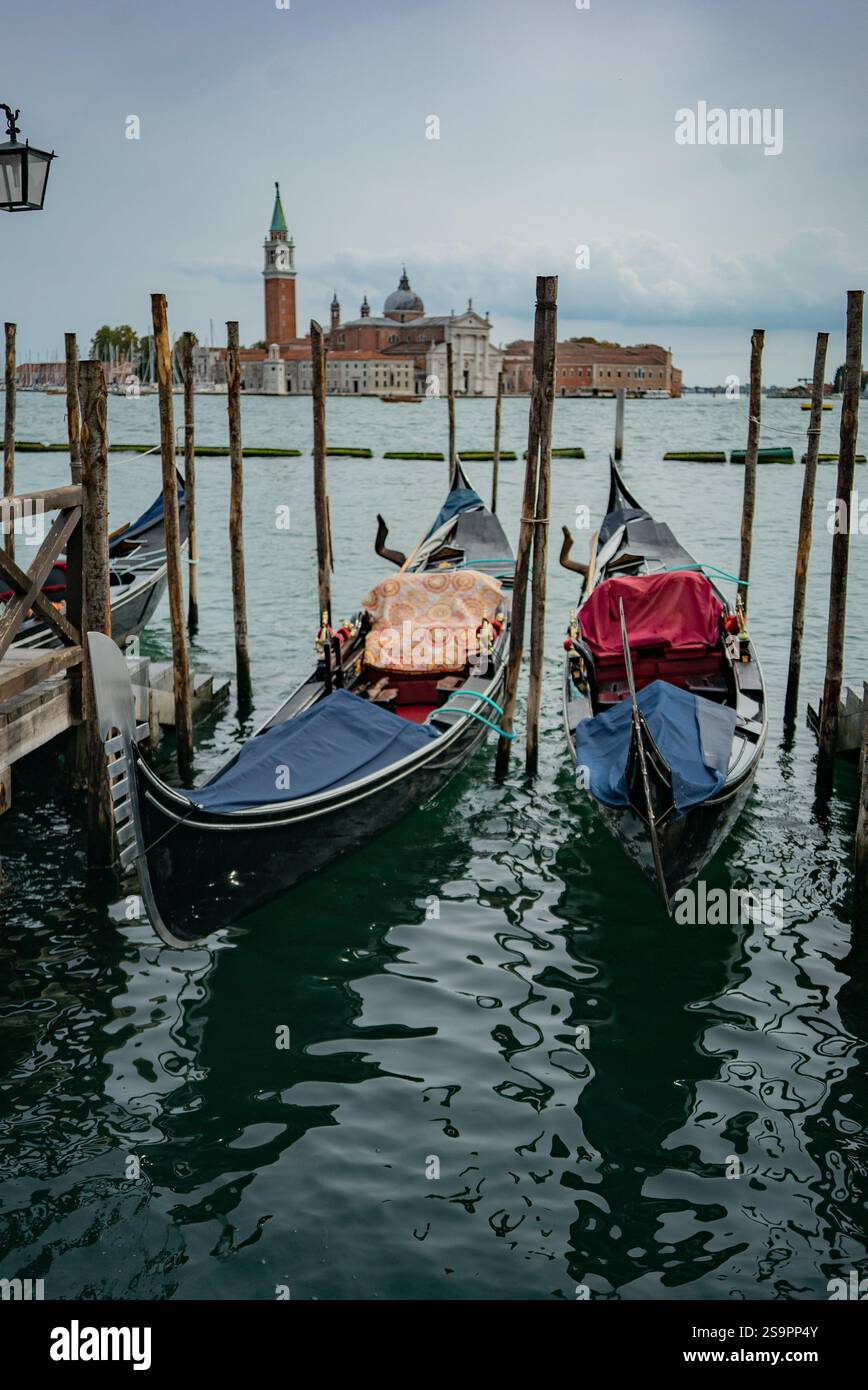 Classic Venetian Boat Dock Stock Photo - Alamy