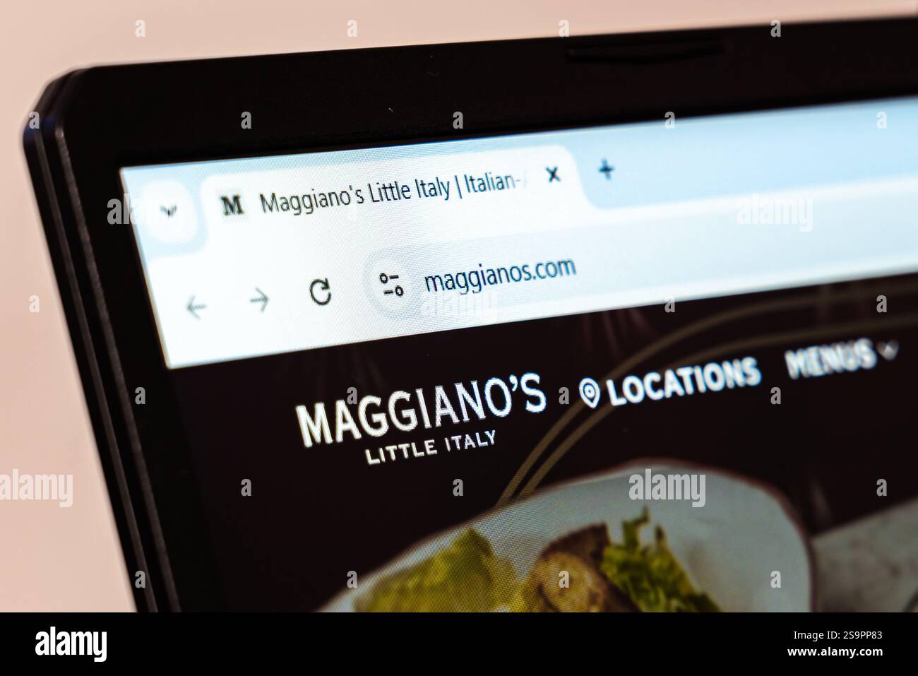 New York, USA - January 26, 2025: Maggianos Little Italy restaurant ...