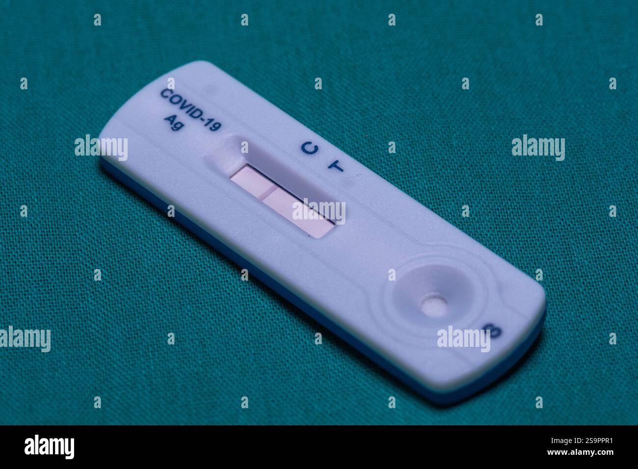 COVID-19 rapid antigen test with invalid result Stock Photo - Alamy