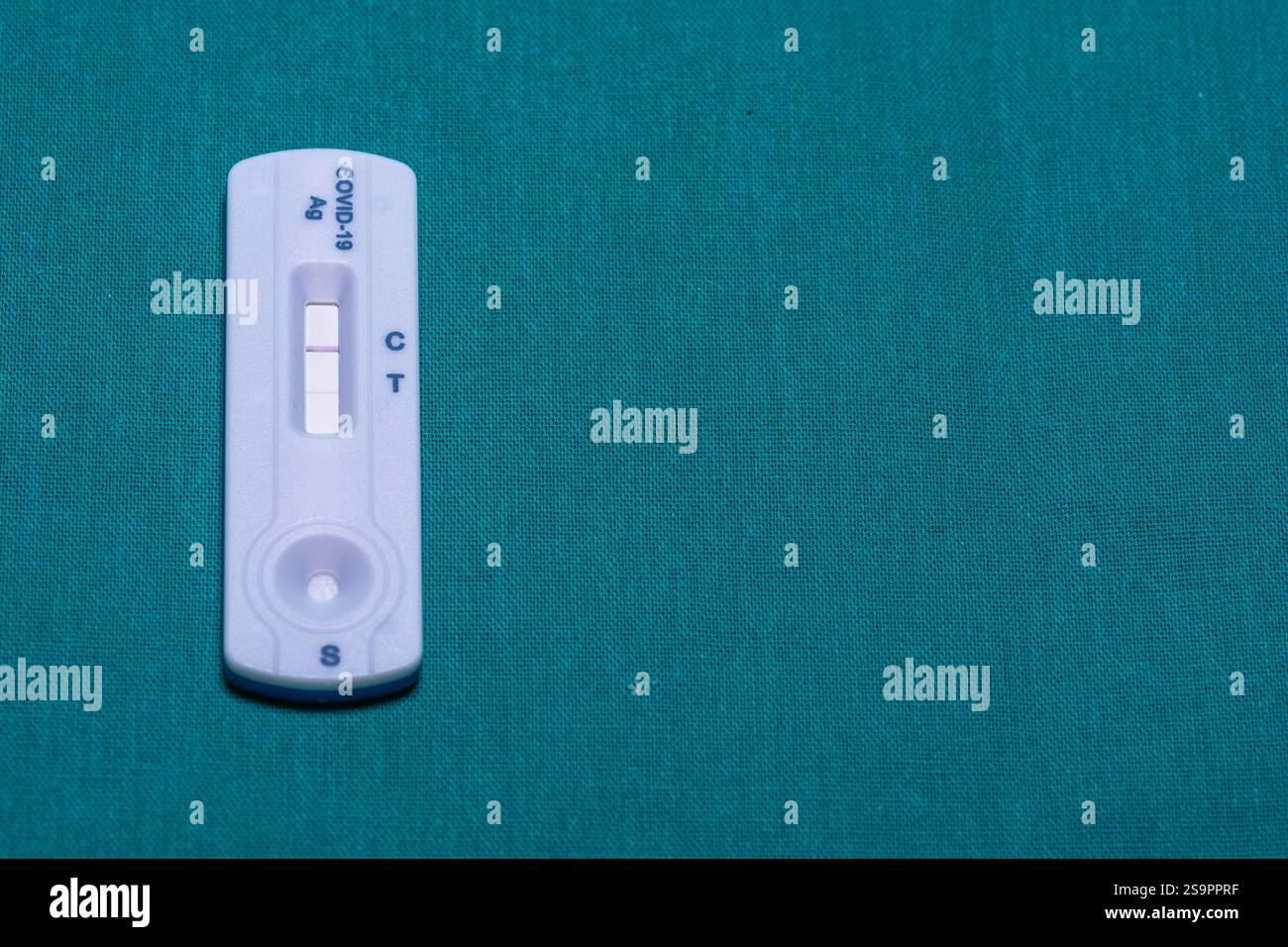 COVID-19 rapid antigen test showing positive result Stock Photo - Alamy