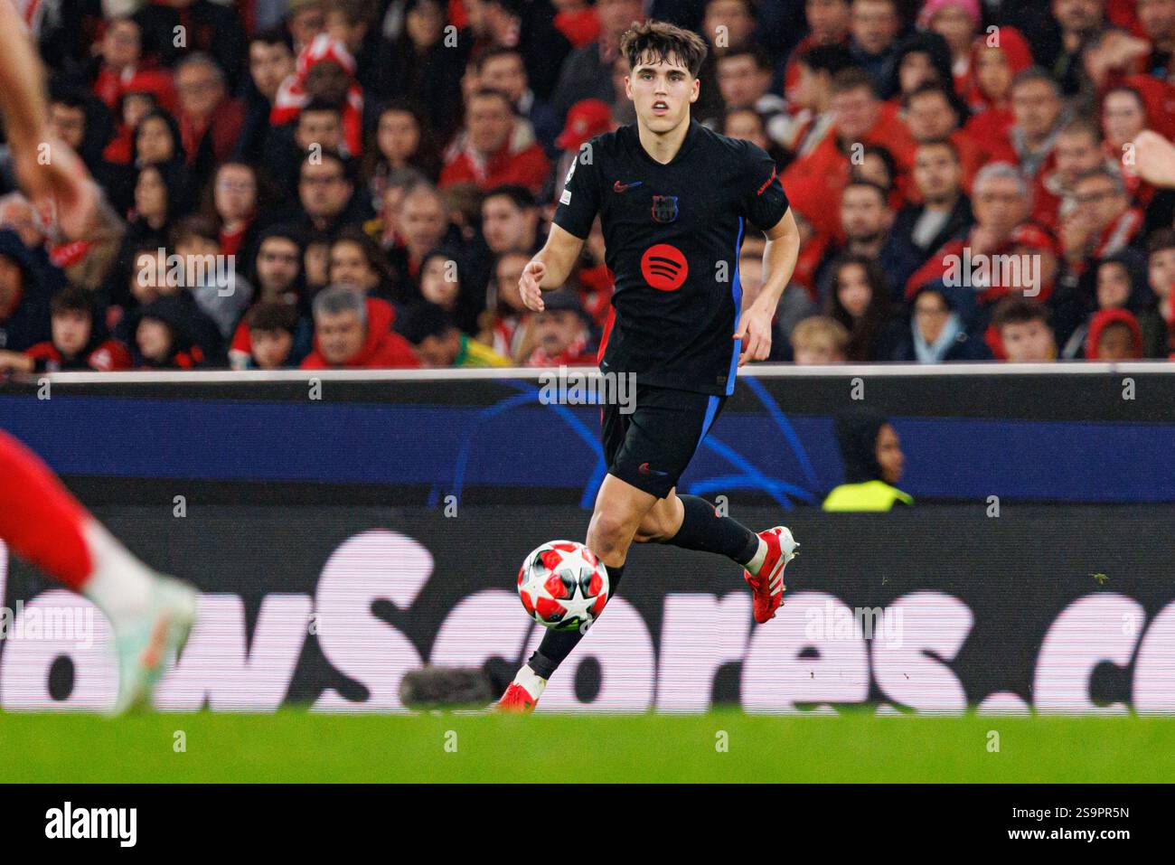 Pau Cubarsi seen during UEFA Champions League game between teams of SL ...