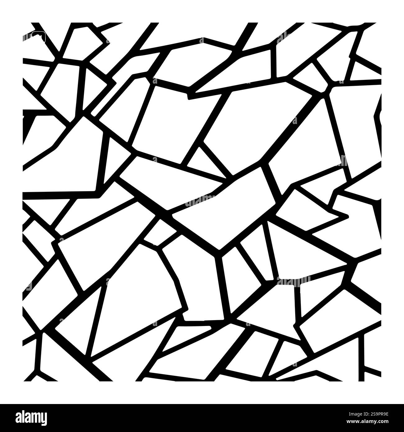 Surface with a broken glass-like texture. Create the impression of ...