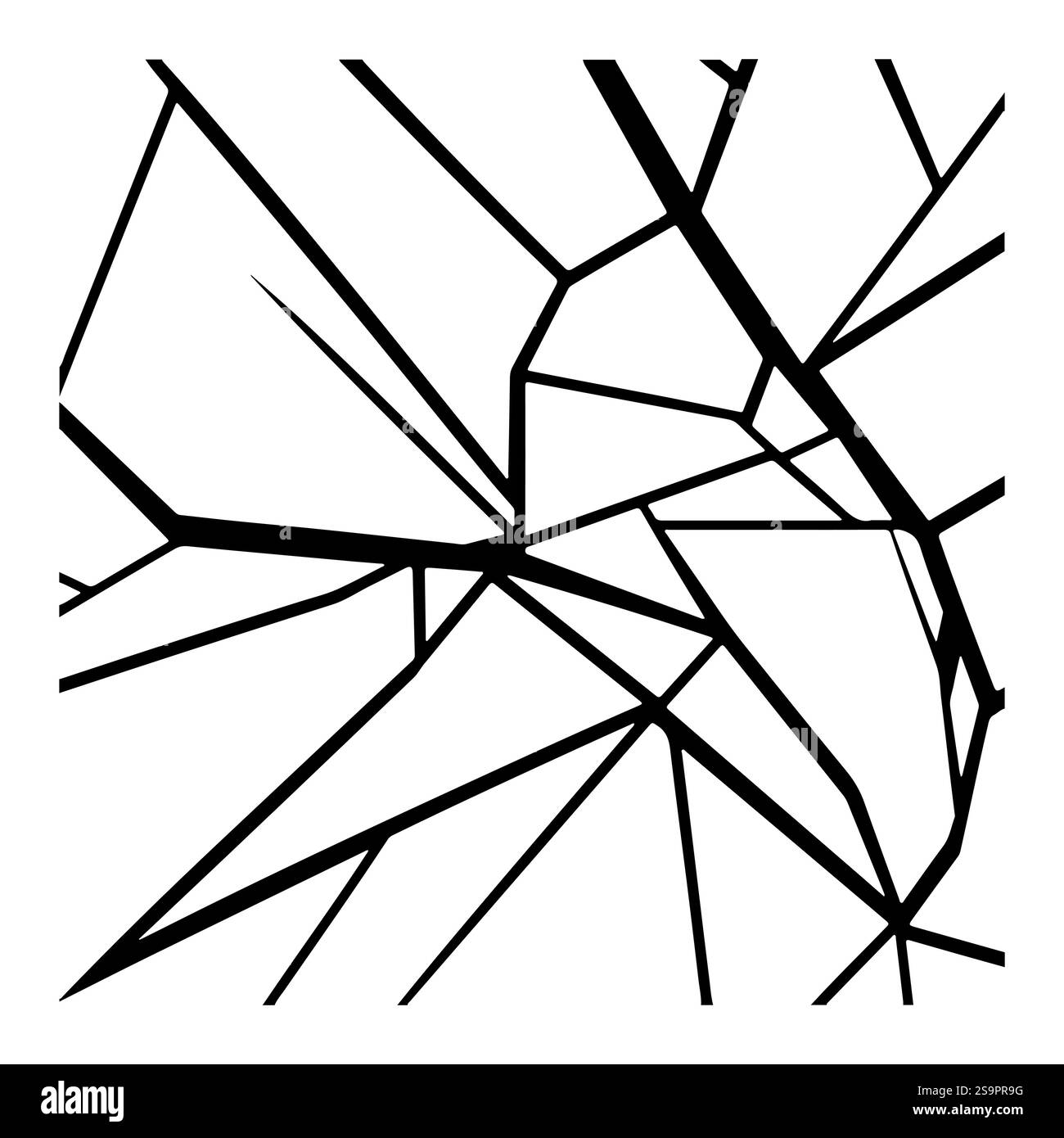 A shattered mirror Black and White Stock Photos & Images - Alamy