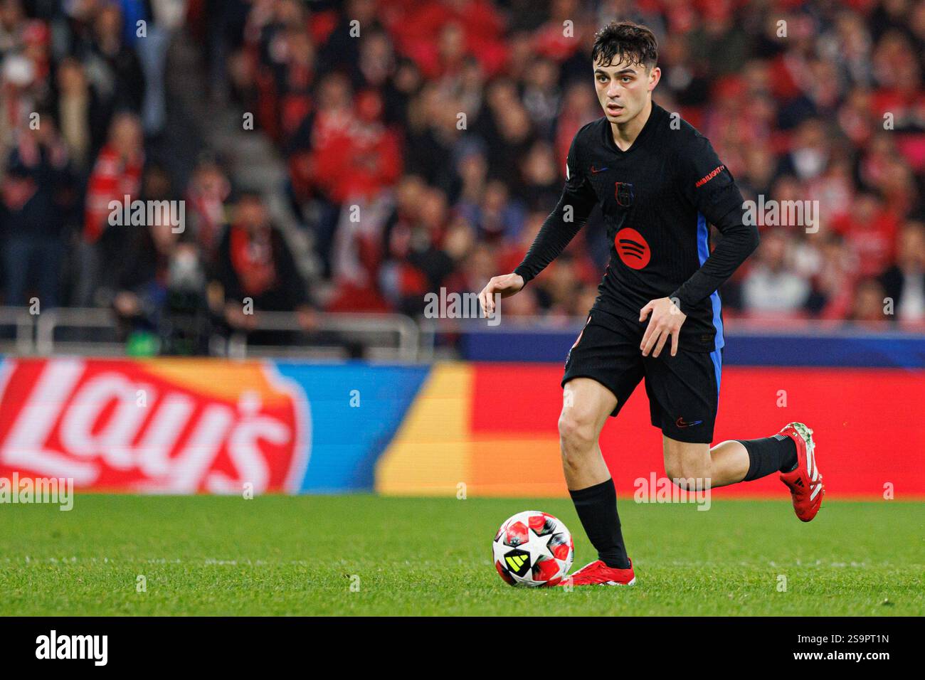 Pedri seen during UEFA Champions League game between teams of SL ...