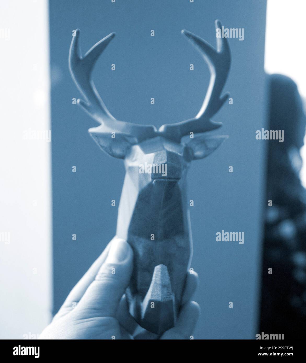 Creative art model printed on a 3D printer. Different objects created ...