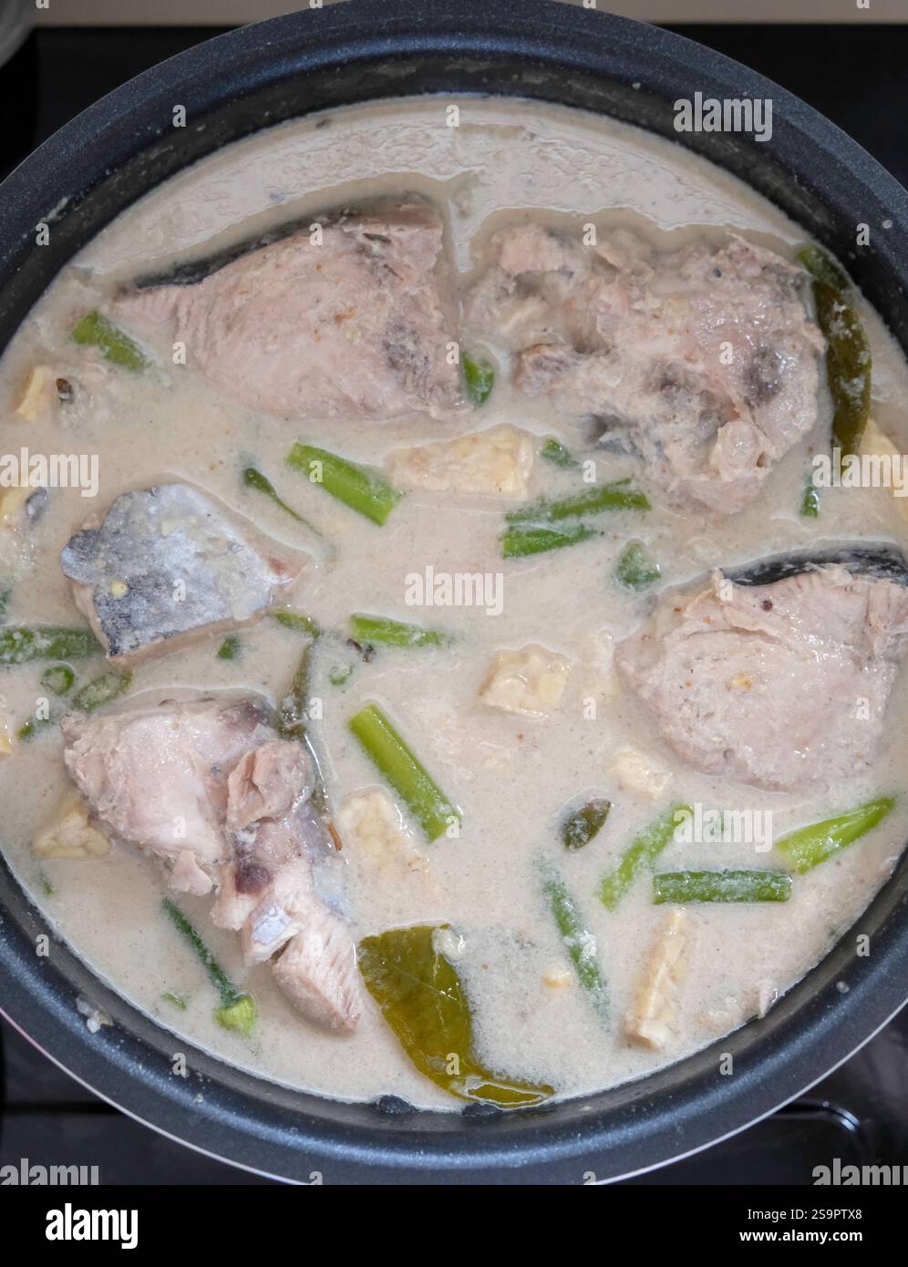 White tuna fish curry - gulai putih ikan tuna, is an Indonesian food ...