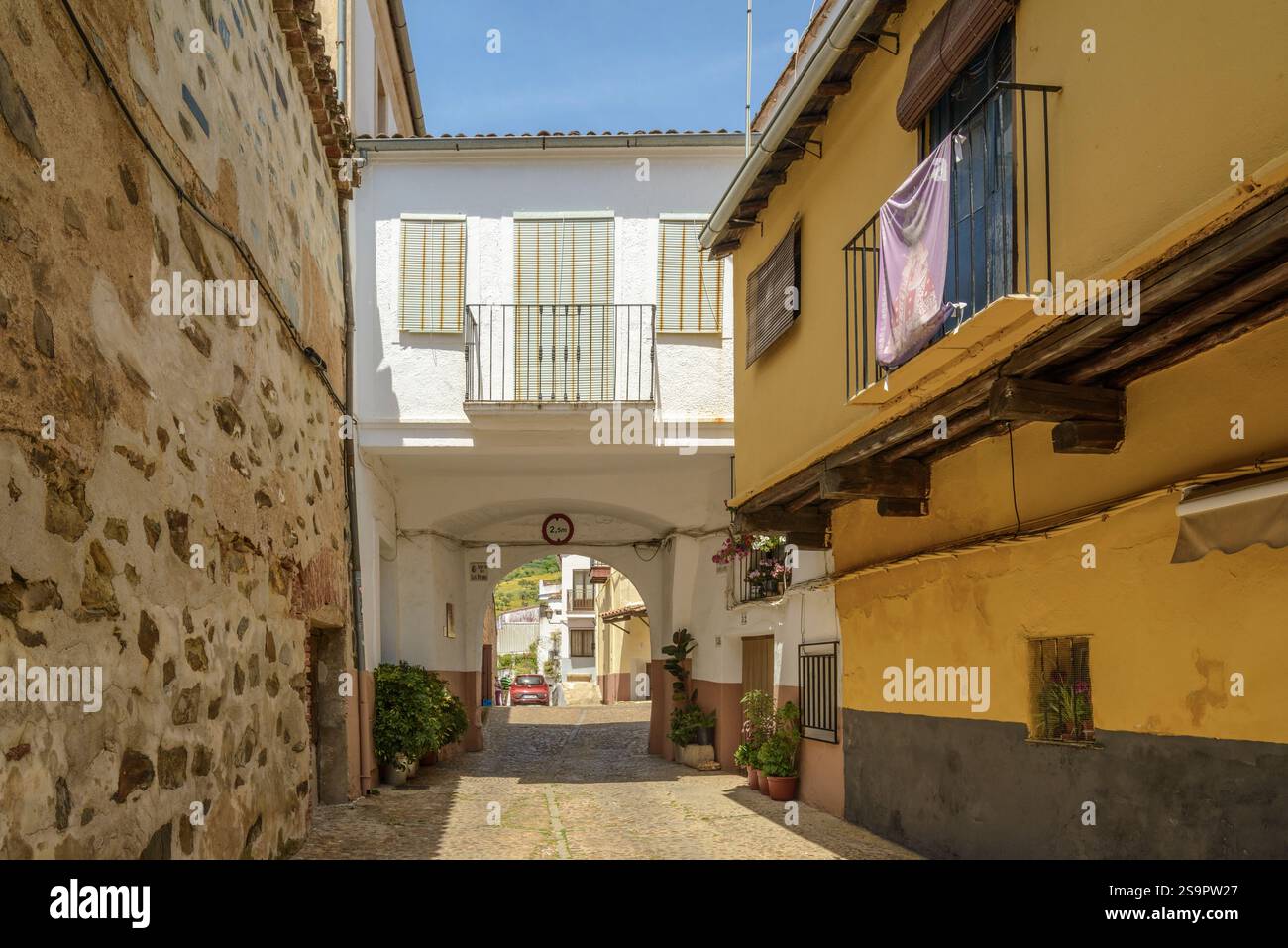 Arch of San Pedro, inner gate of the wall that closed the first ...