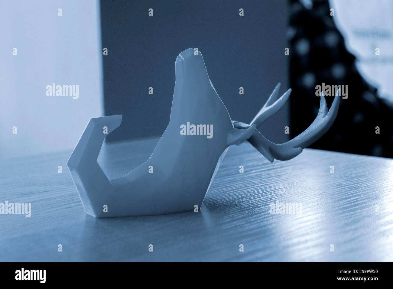 Creative art model printed on a 3D printer. Different objects created ...