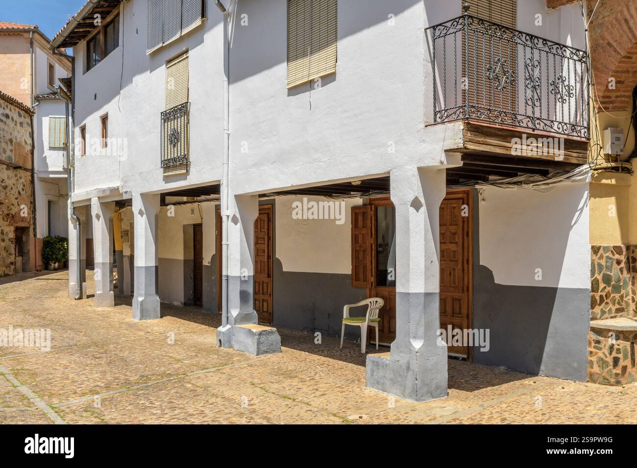 Arch of San Pedro, inner gate of the wall that closed the first ...