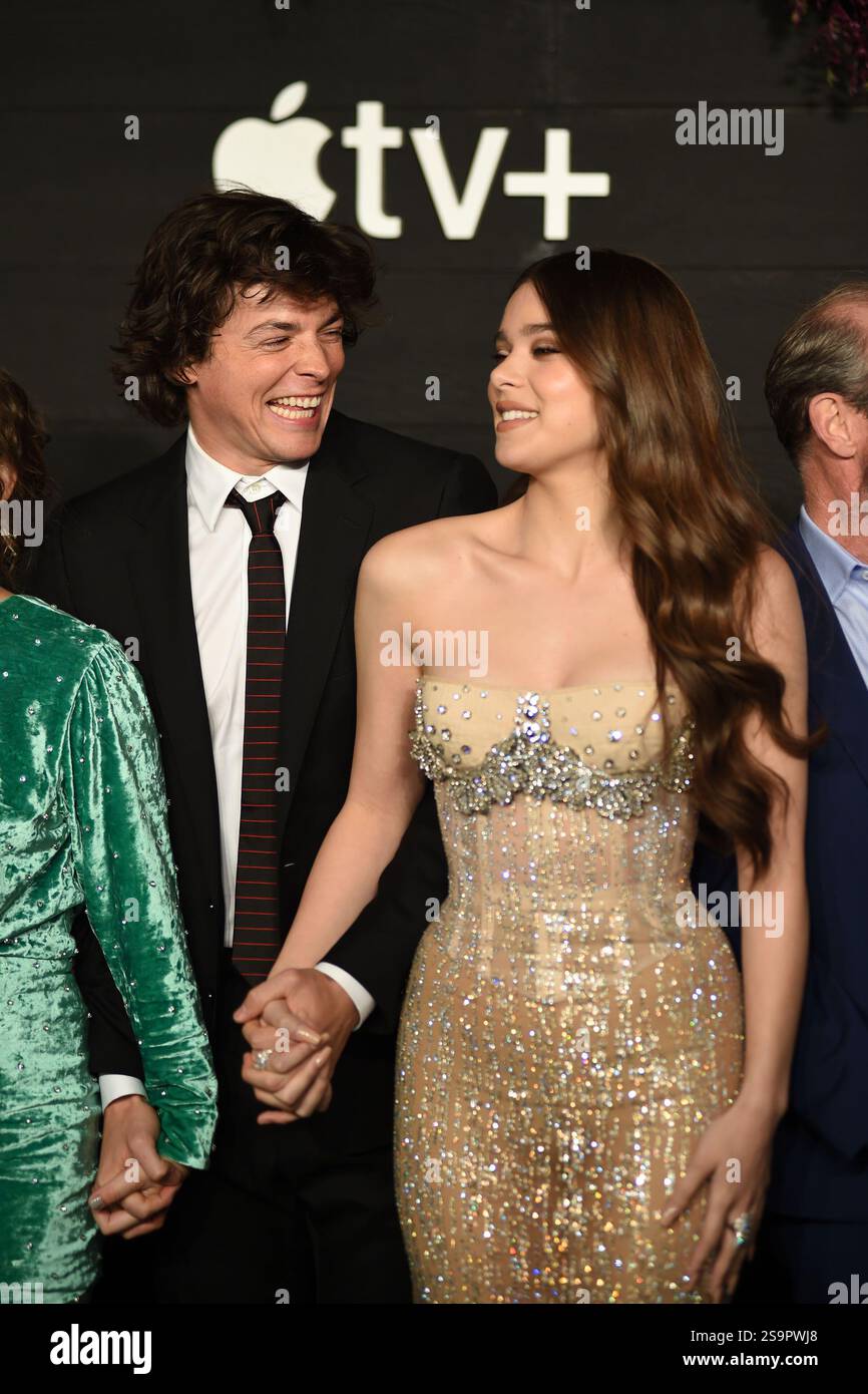 Adrian Blake Enscoe and Hailee Steinfeld attending arrivals for ...