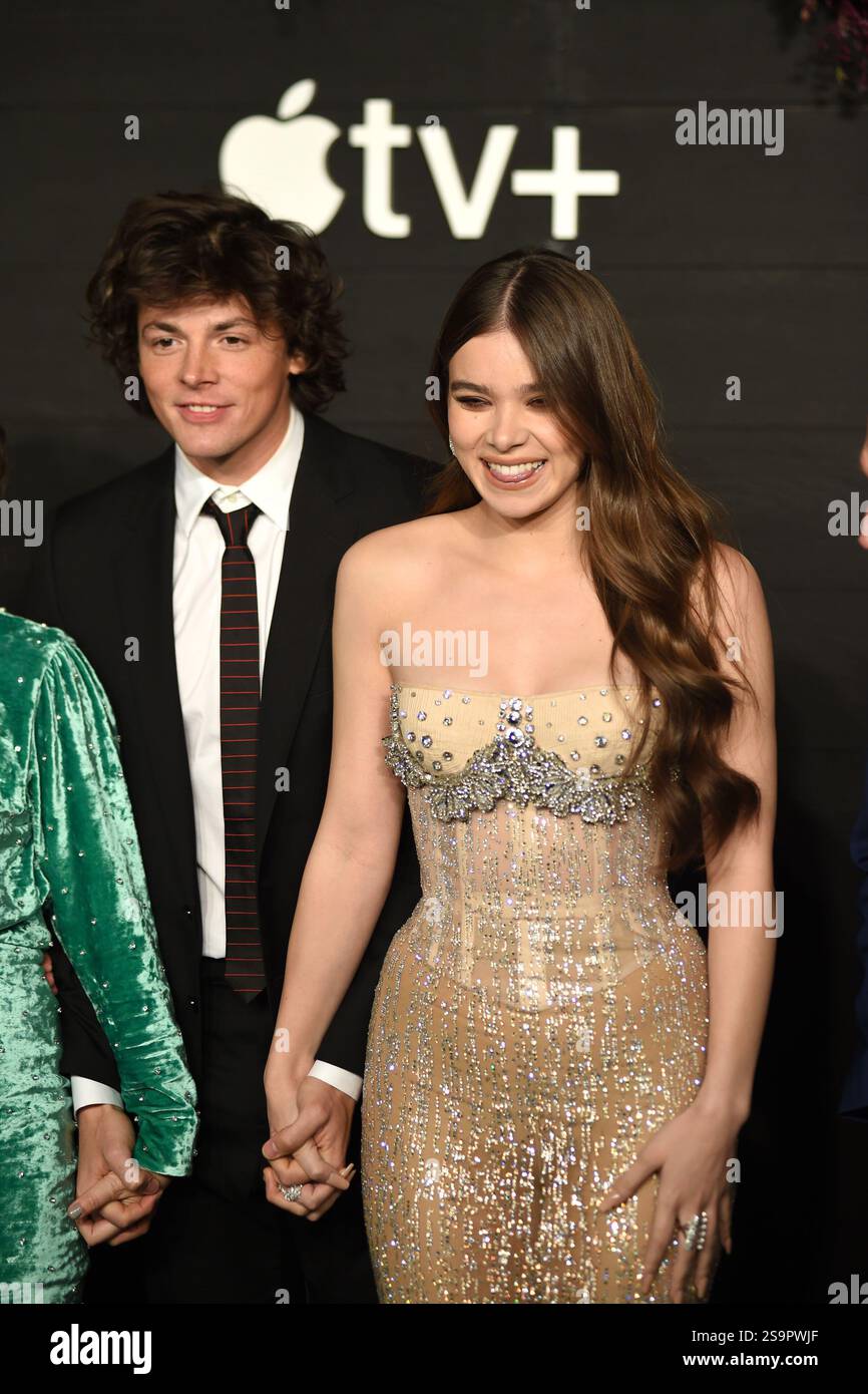 Adrian Blake Enscoe and Hailee Steinfeld attending arrivals for ...